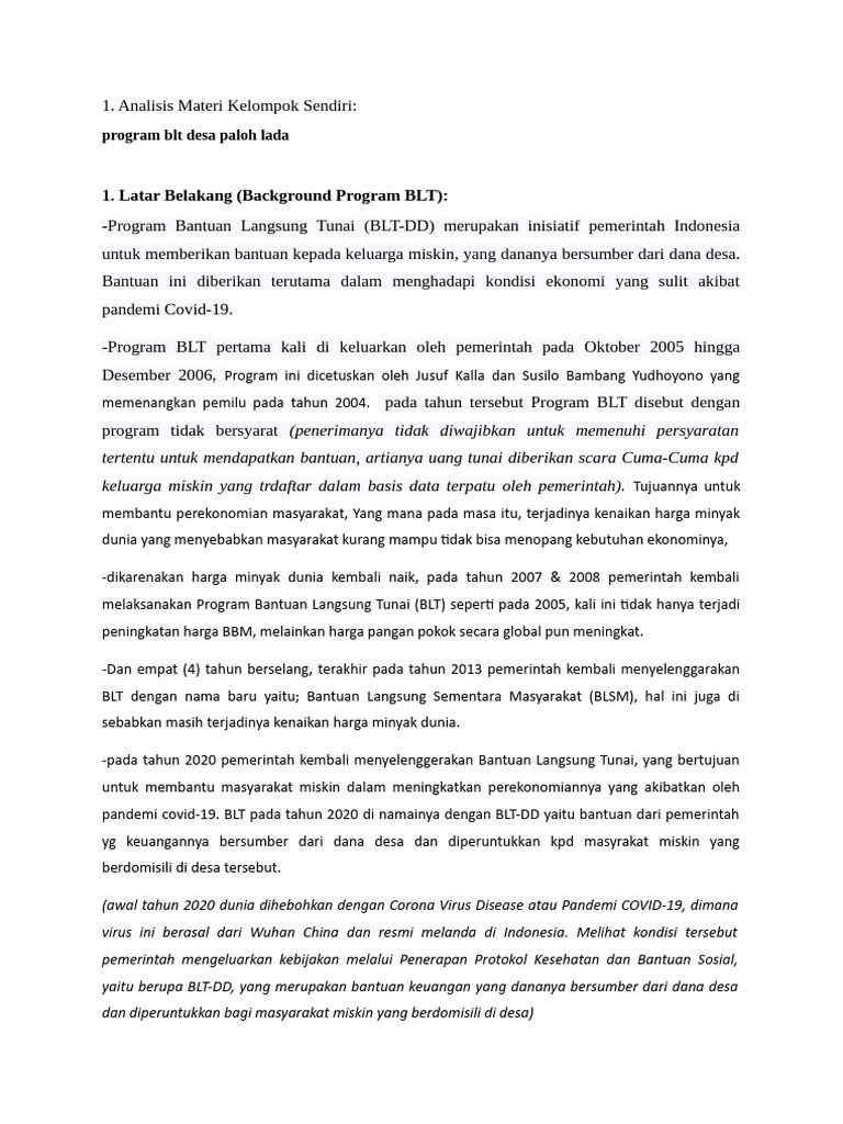 Kisi-Kisi Uas EKP | PDF