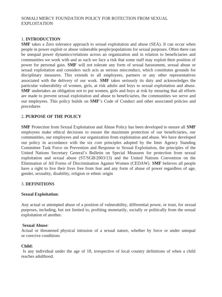 SMF PSEA | PDF