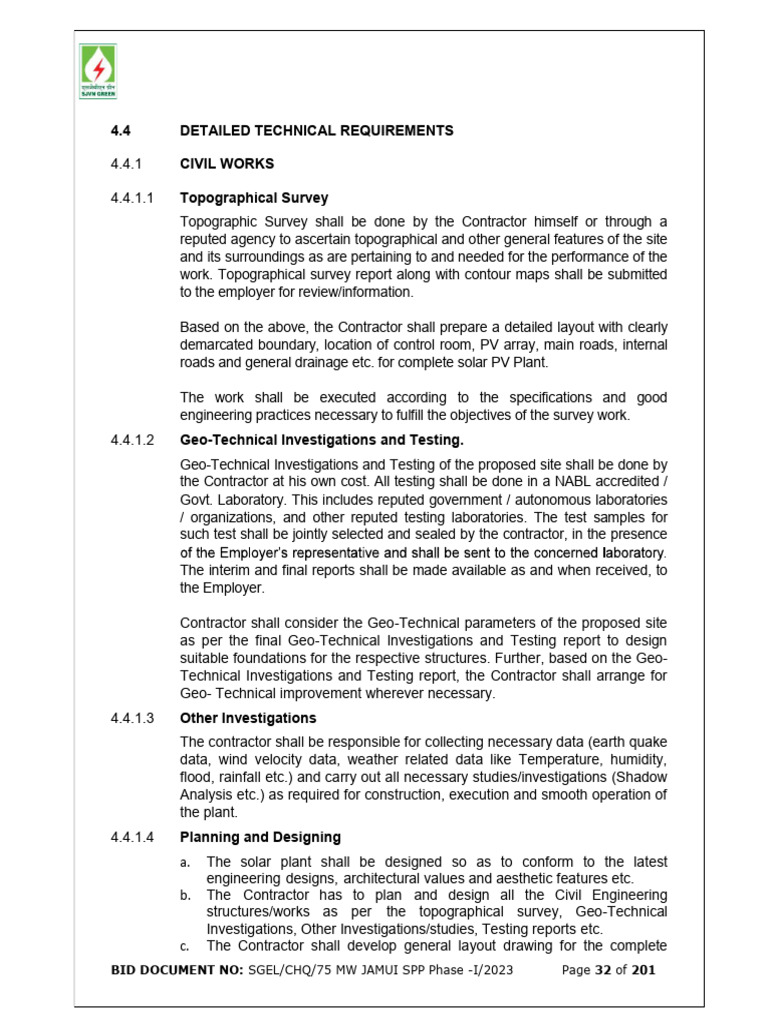 TS Civil Work | PDF
