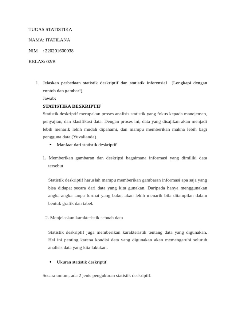 Tugas Statistika | PDF