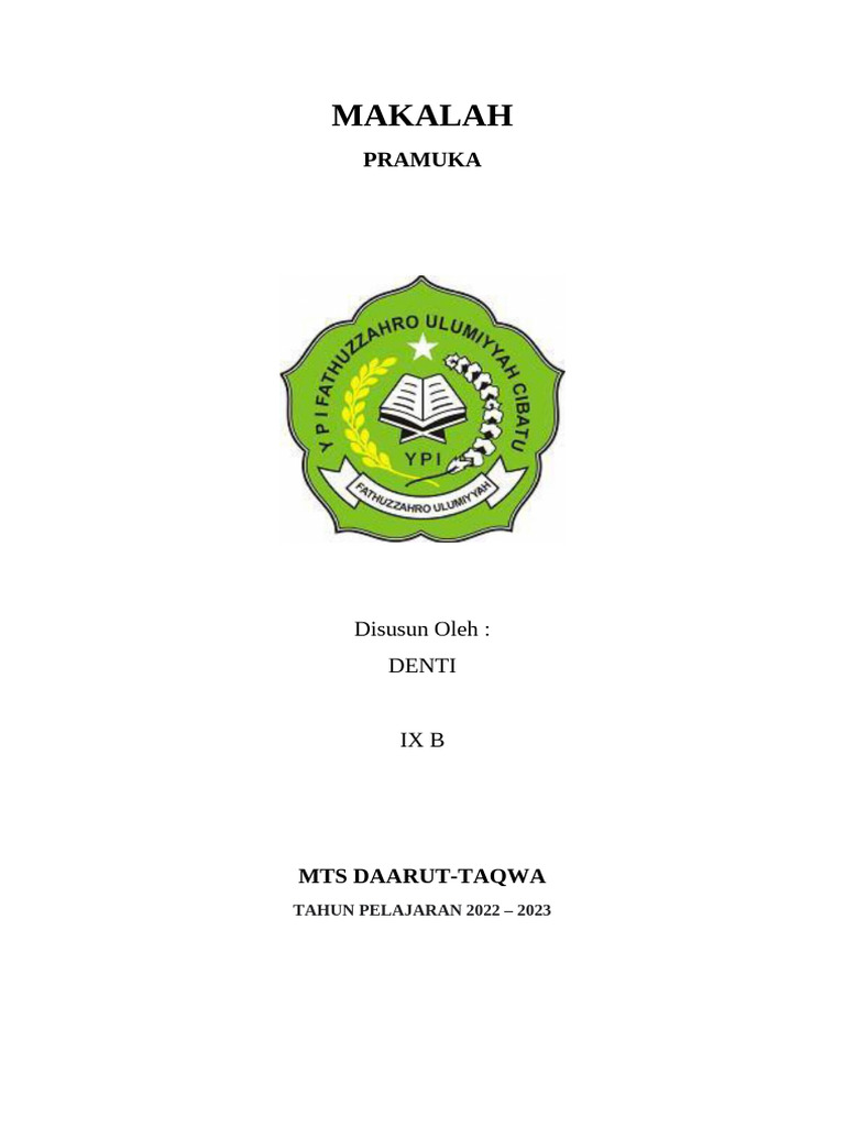 Cover MTS Daarut-Taqwa | PDF