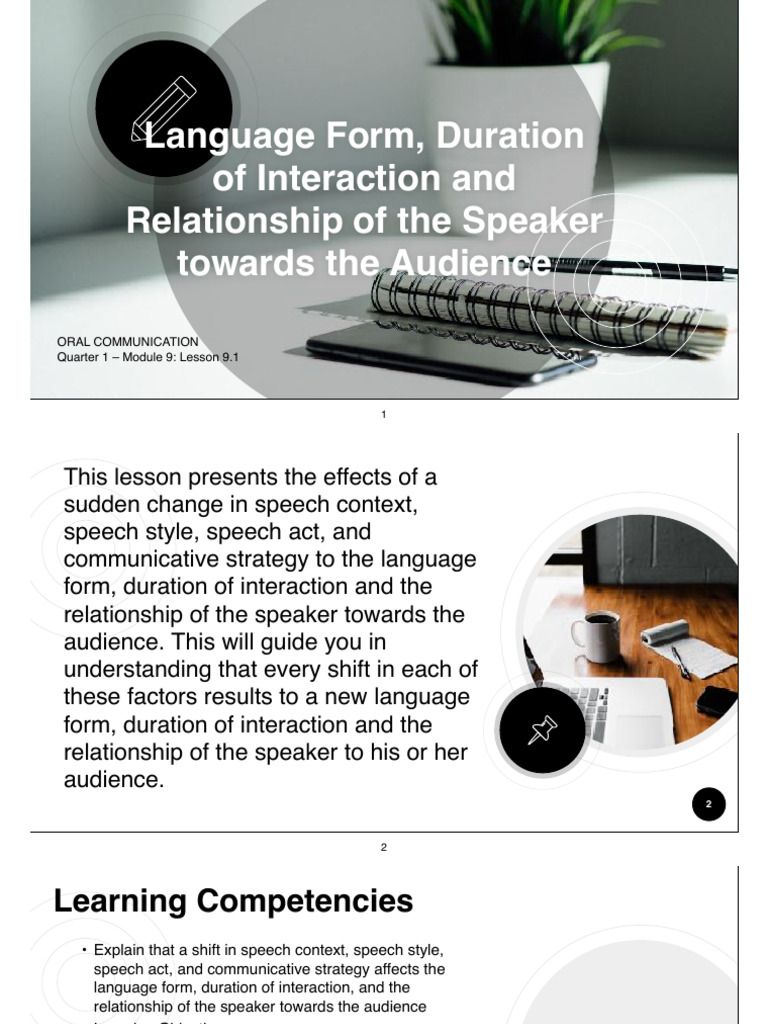 Oral communication | PDF