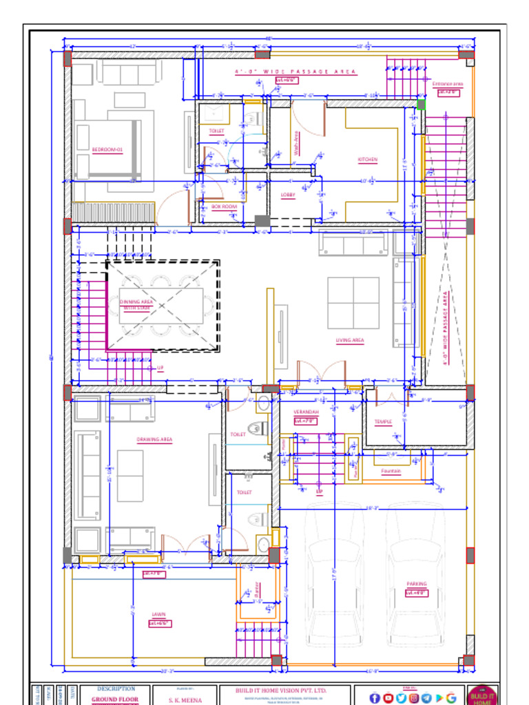 (Project - 782) Ground Floor Working Plan | PDF