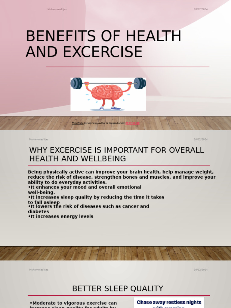 Benefits of Health and Excercise | PDF