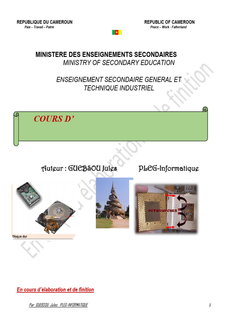 Cours Seconde EST 2019.... 2020 | PDF