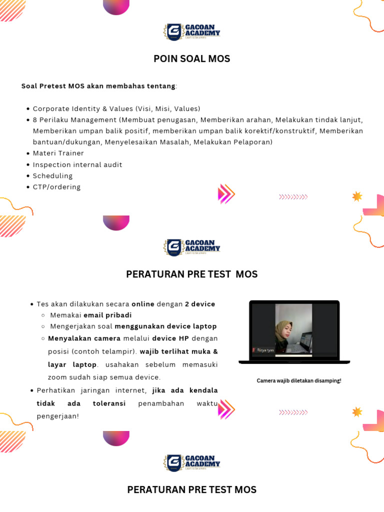 Peraturan & Kisi-Kisi Mos | PDF | Komputer