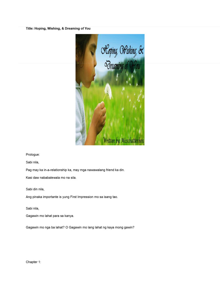 Hoping, Wishing, & Dreaming of You | PDF