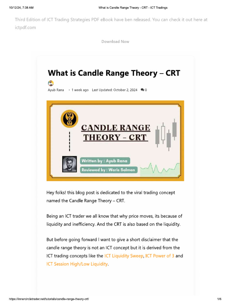 Candle Range | PDF