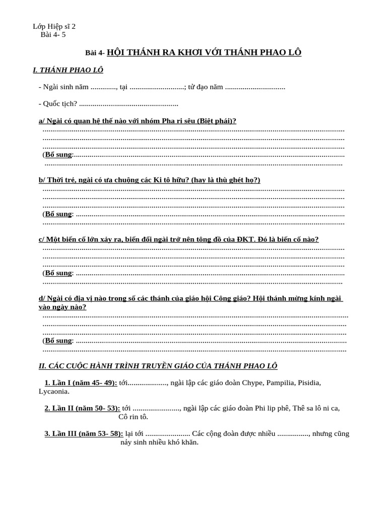 HS2 bài 4 5 32 bài in 2 mặtA4 | PDF