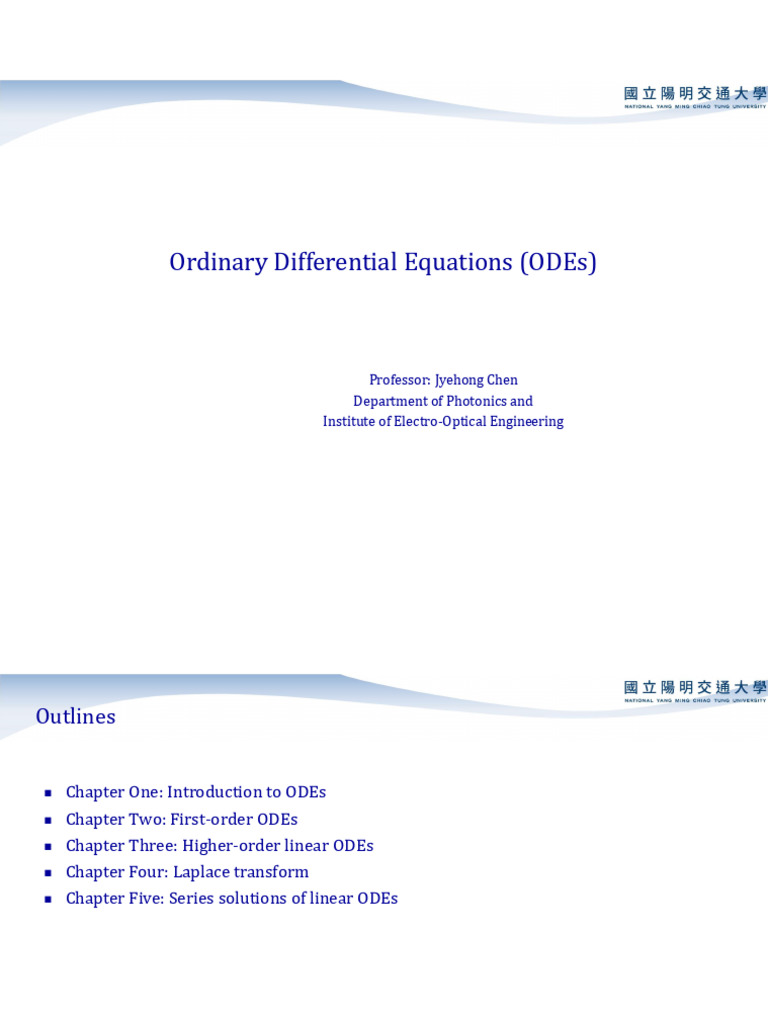 Ch01 Introduction To Differential Equations 2022 | PDF | Limit (Mathematics) | Science & Mathematics