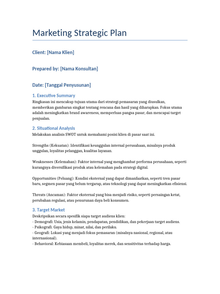 Marketing_Strategic_Plan_Draft | PDF