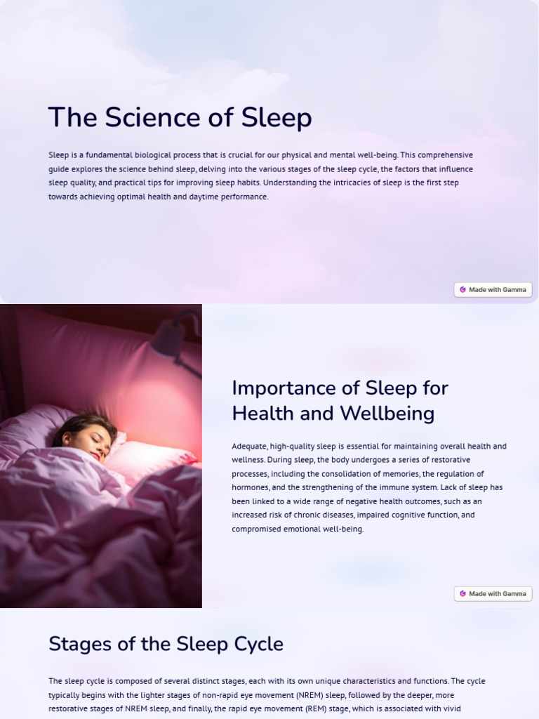 The Science of Sleep | PDF