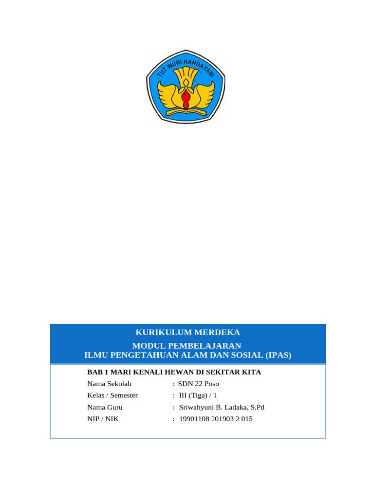 Modul Ajar Bab 1 | PDF