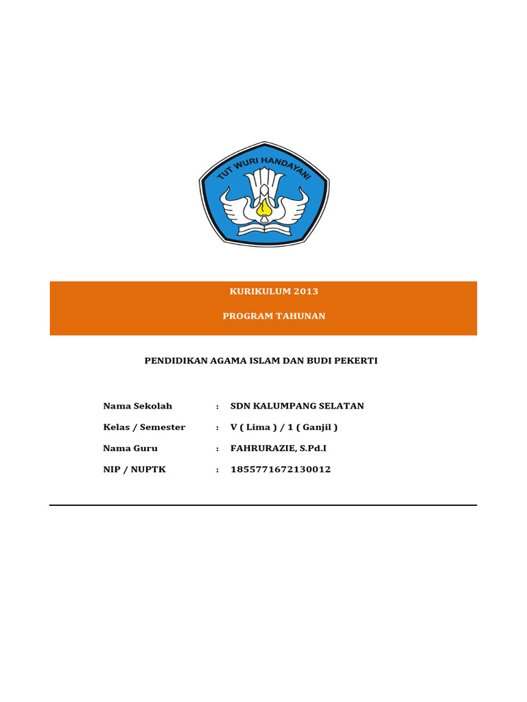 Protah Kelas 5 Tahun 2020 | PDF