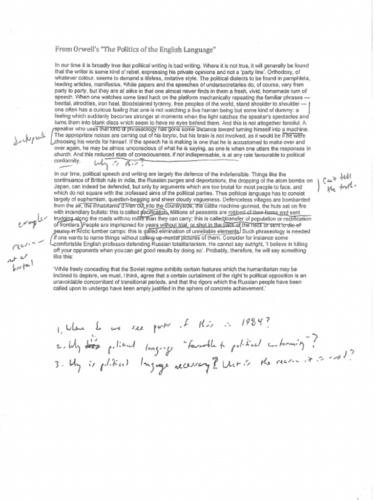 The World of Doublespeak | PDF