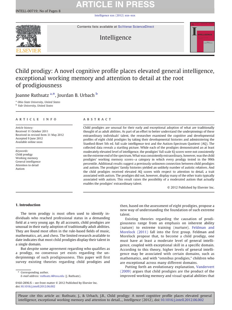 Child Prodigy | PDF