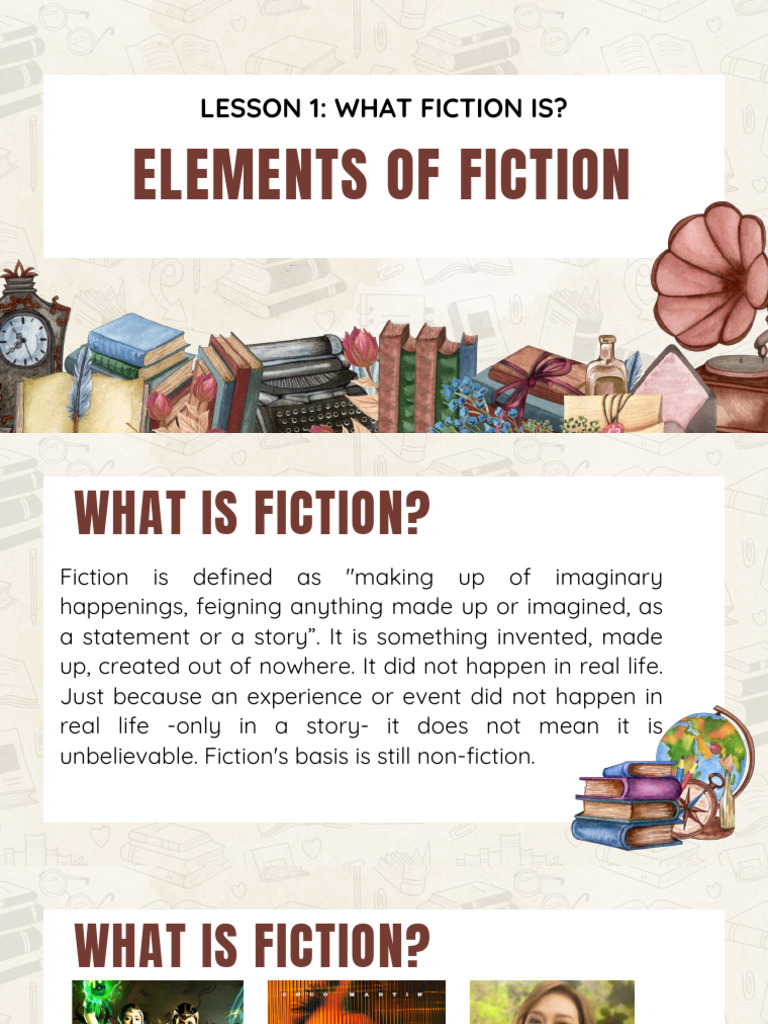 Elements of Fiction (Character and Characterization) GangeRPm | PDF