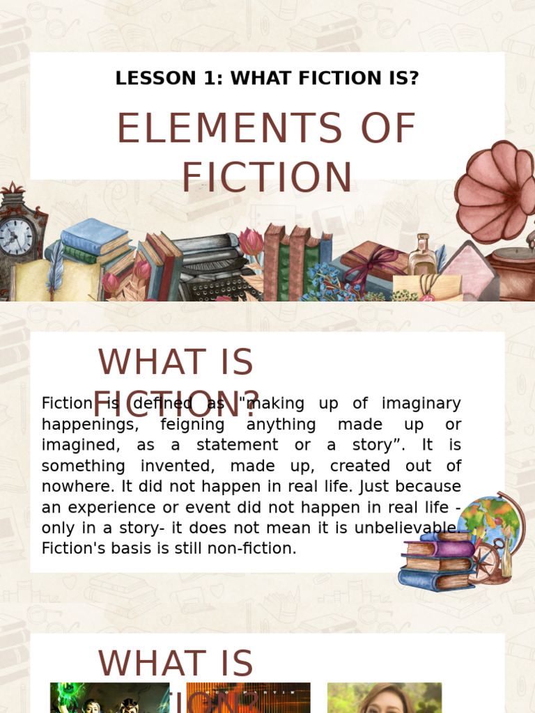Elements of Fiction (Character and Characterization) | PDF