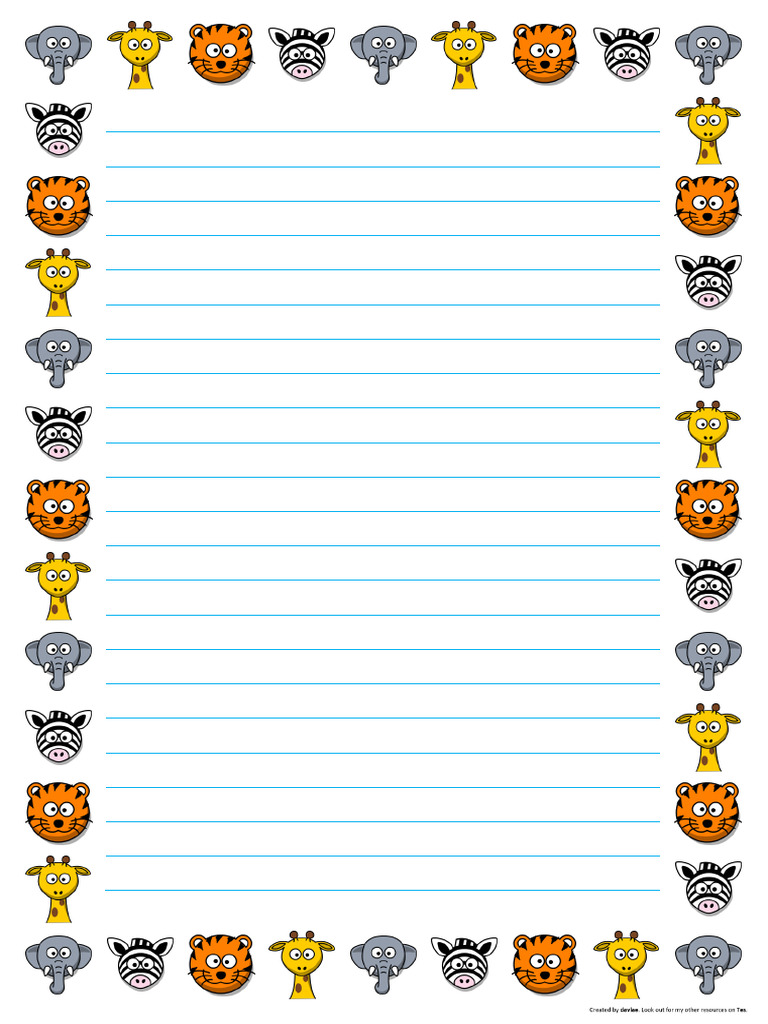 Animal Border 10mm | PDF