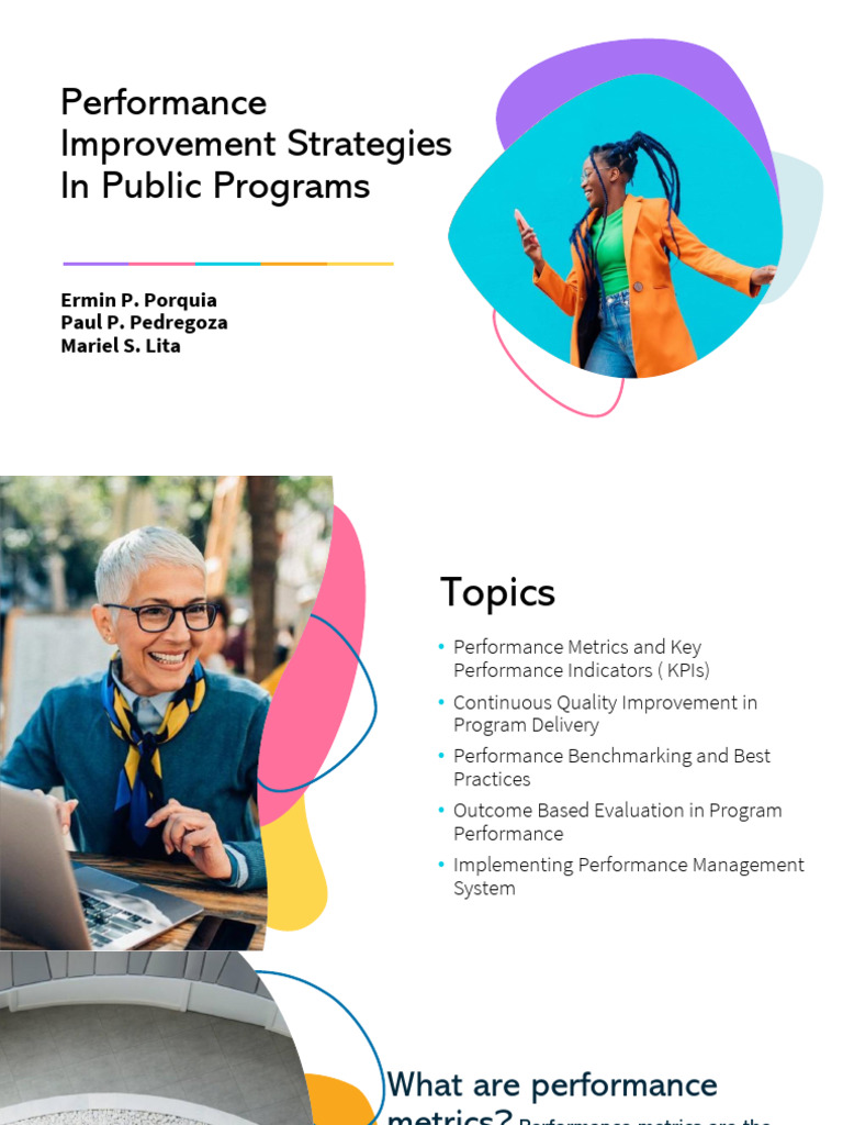Performance Improvement strategies in Public Programs | PDF