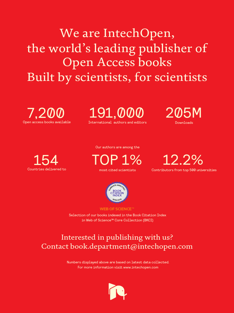 We Are Intechopen, The World'S Leading Publisher of Open Access Books Built by Scientists, For ...