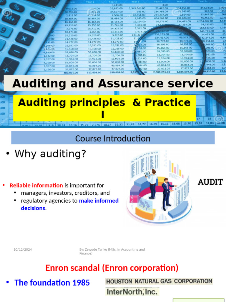 Auditing Chapt 1 | PDF