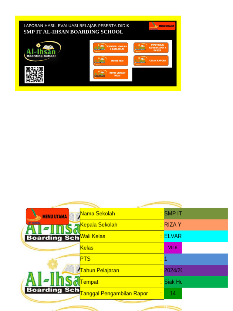 File Rapor Sts 1 Kls Vii (2024-2025) | PDF
