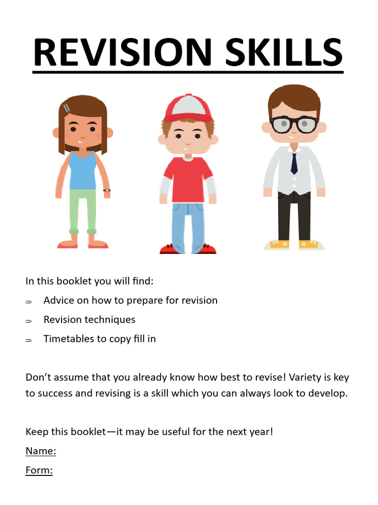 Revision Student Booklet | PDF