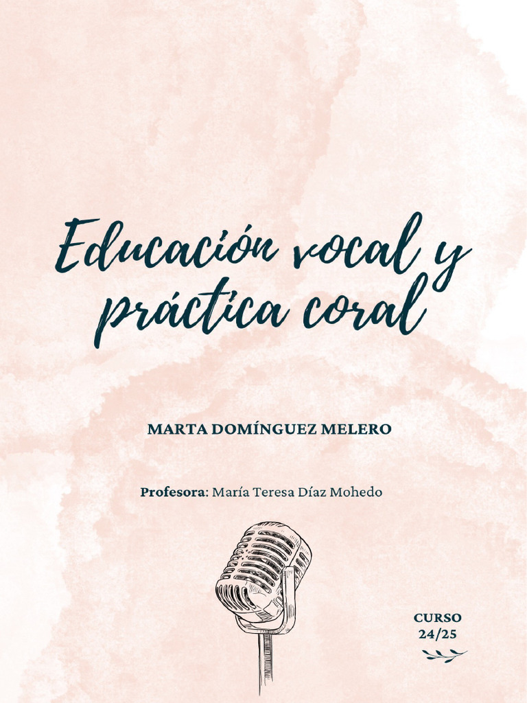 Educación Vocal | PDF