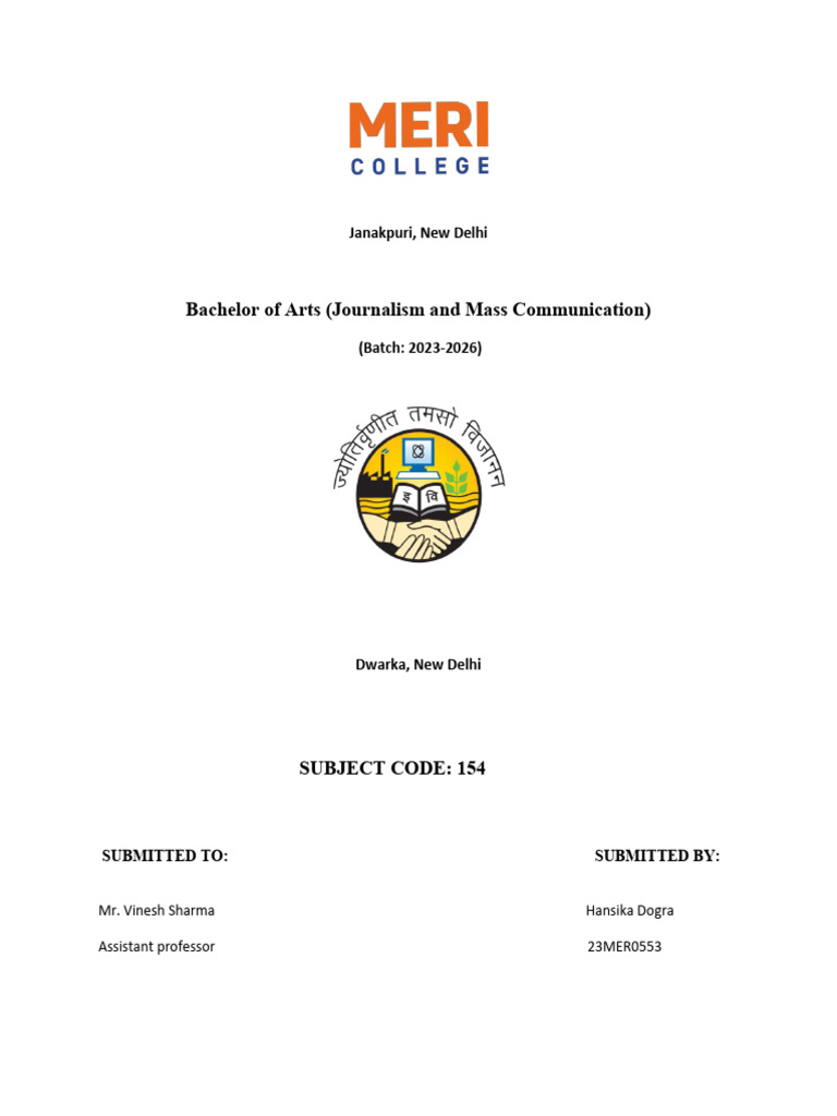 Preliminary Pages Of Assignment File Pdf