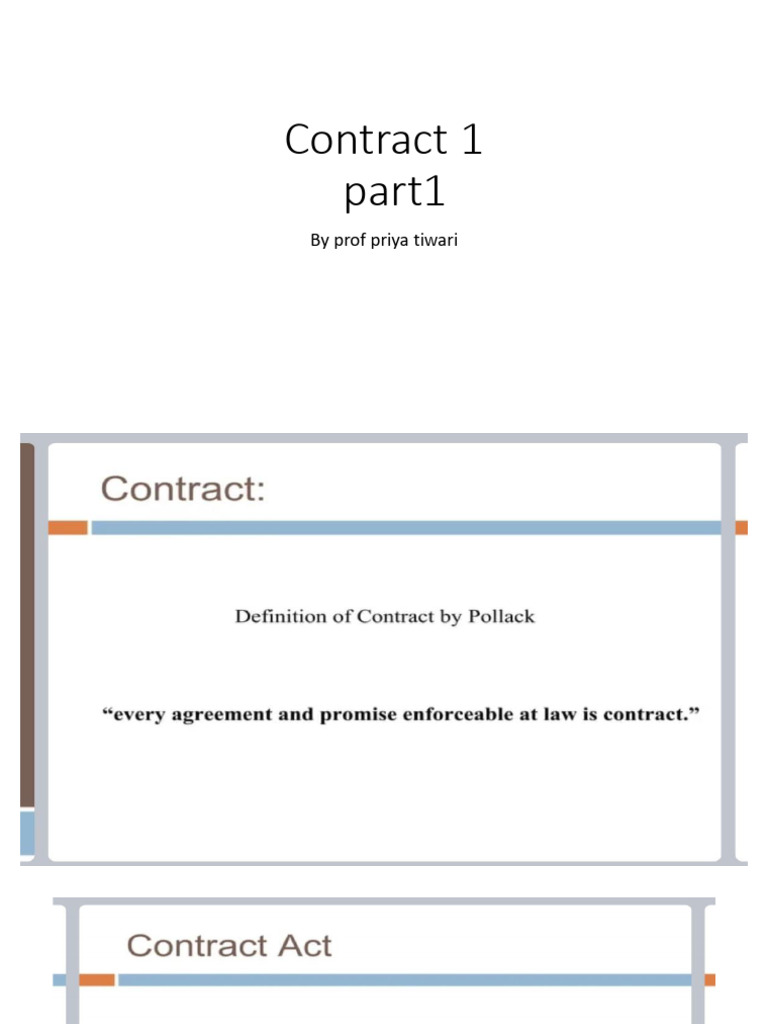 Contract 1 | PDF