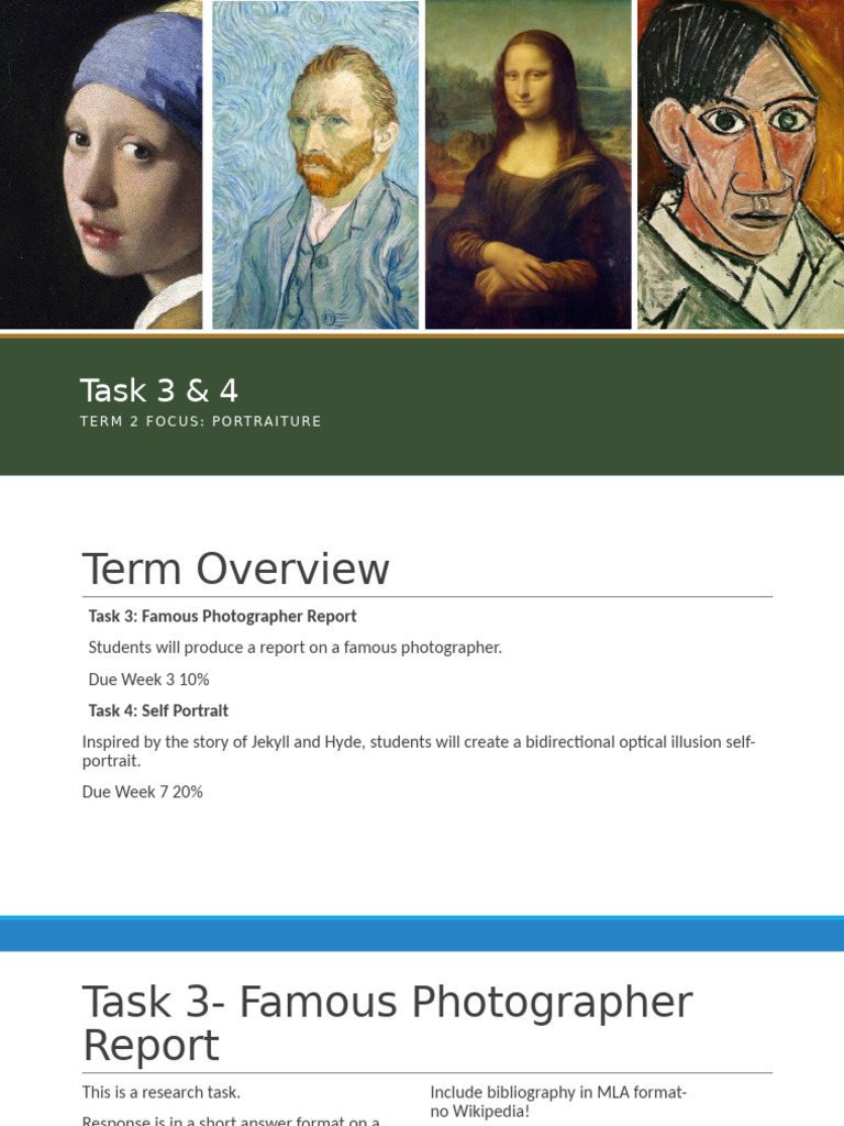 Task 3 Portraits 2 | PDF