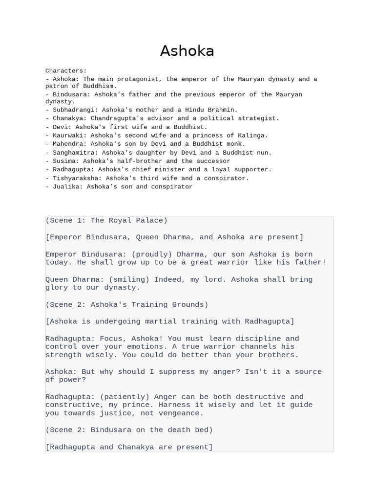 Ashoka | PDF