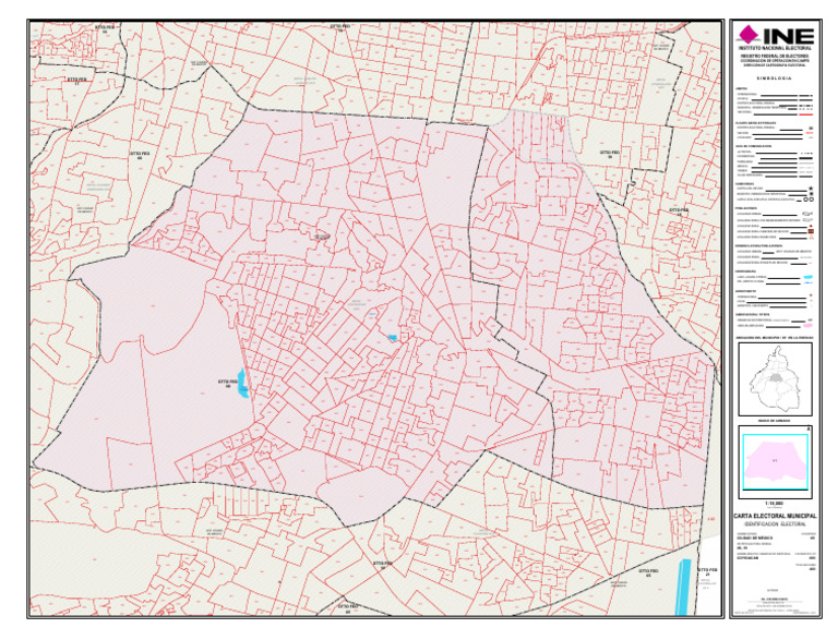 Mapa de las secciones de Coyoacán | PDF