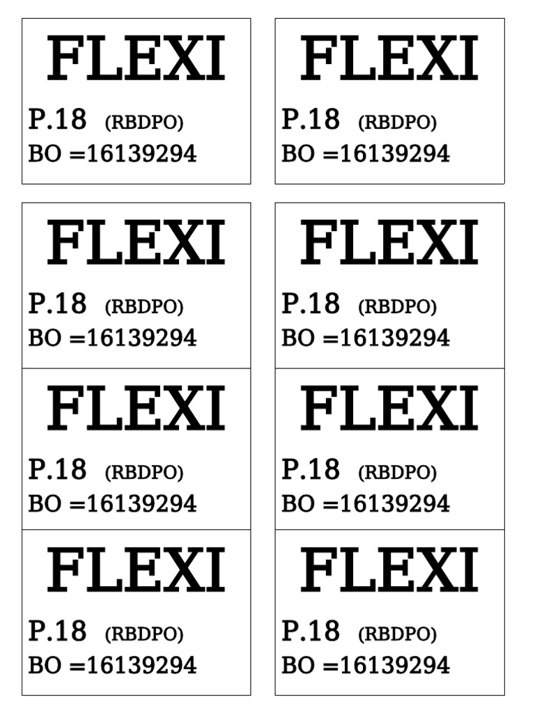 Label Flexi | PDF
