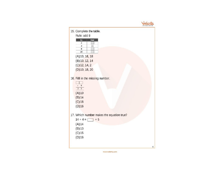 Class 3 KA Maths Olymp - 1 | PDF