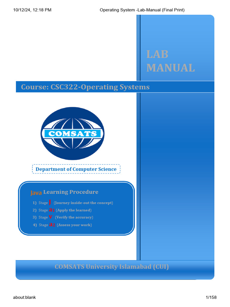 Operating System - Lab-Manual (Final Print) | PDF | Linux Distribution | Operating System