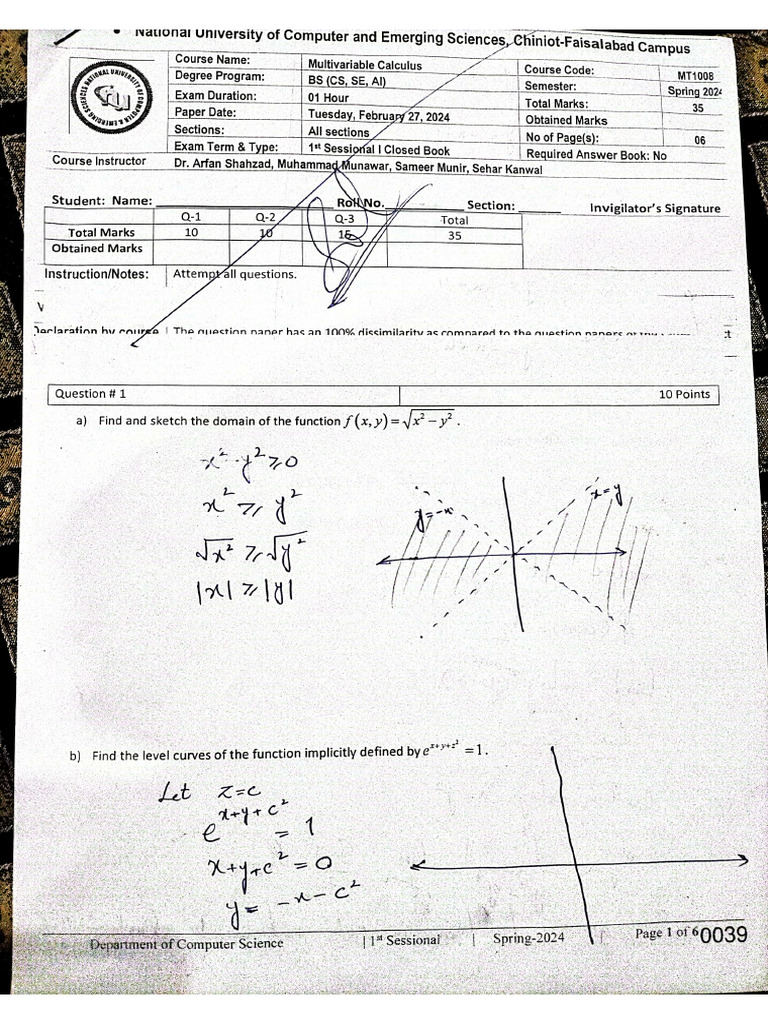 Solution (Mid 1) | PDF