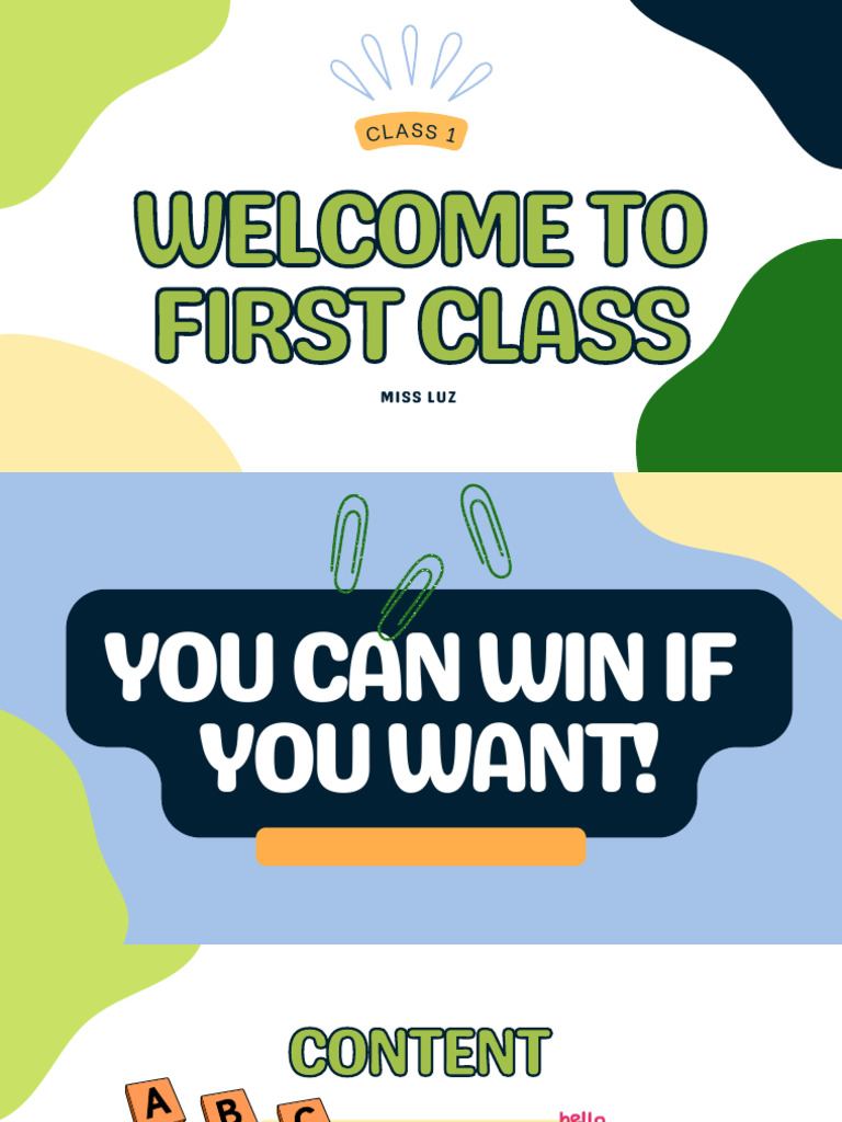 Welcome To The First Class - 20230807 - 173946 - 0000 | PDF