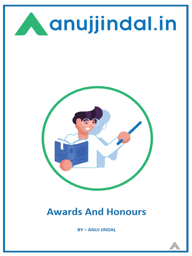 Exam Prep: Awards & Honors Guide | PDF | Religion & Spirituality