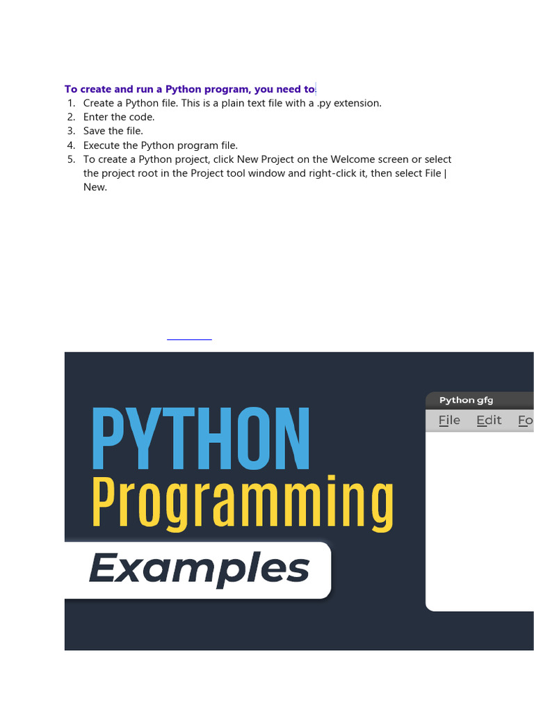PYTHON Unit 3 Complete | PDF