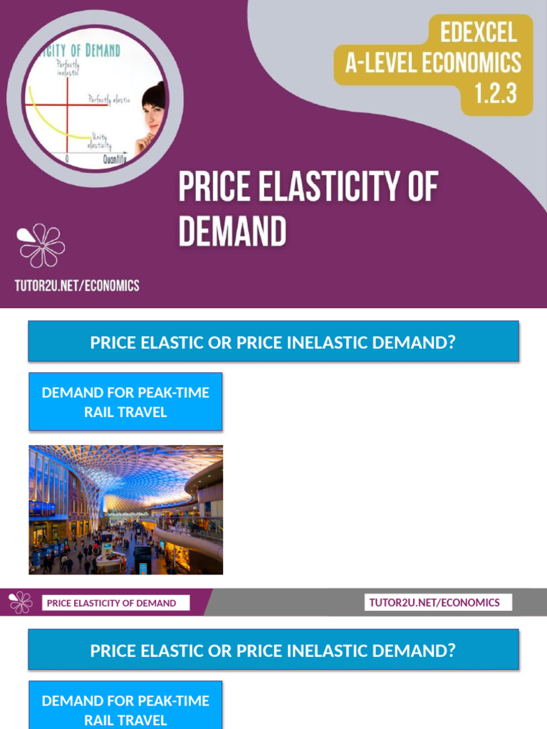 Price Elasticity Demand | PDF