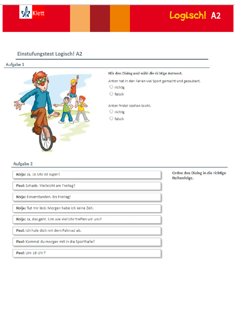 Logisch! A2 | PDF