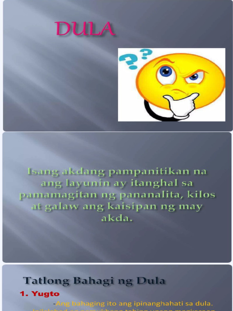 Filipino (Dula) | PDF