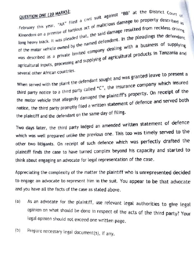 Shonga Civil Zechariah Msomi | PDF