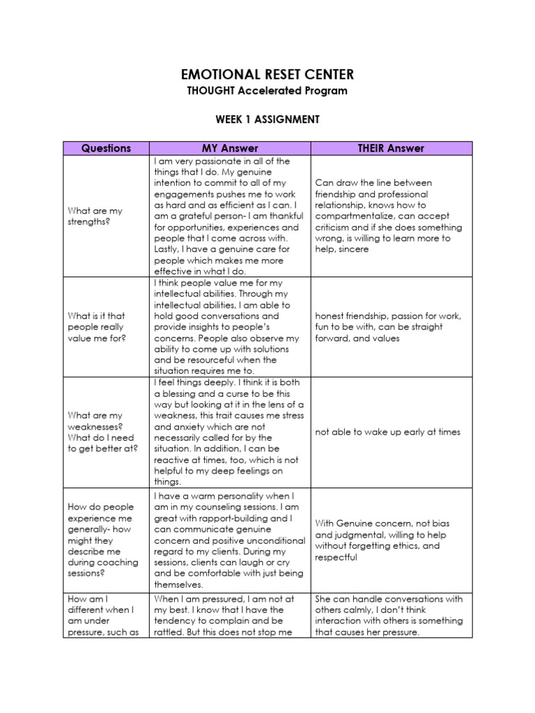 Week 1 Assignment | PDF