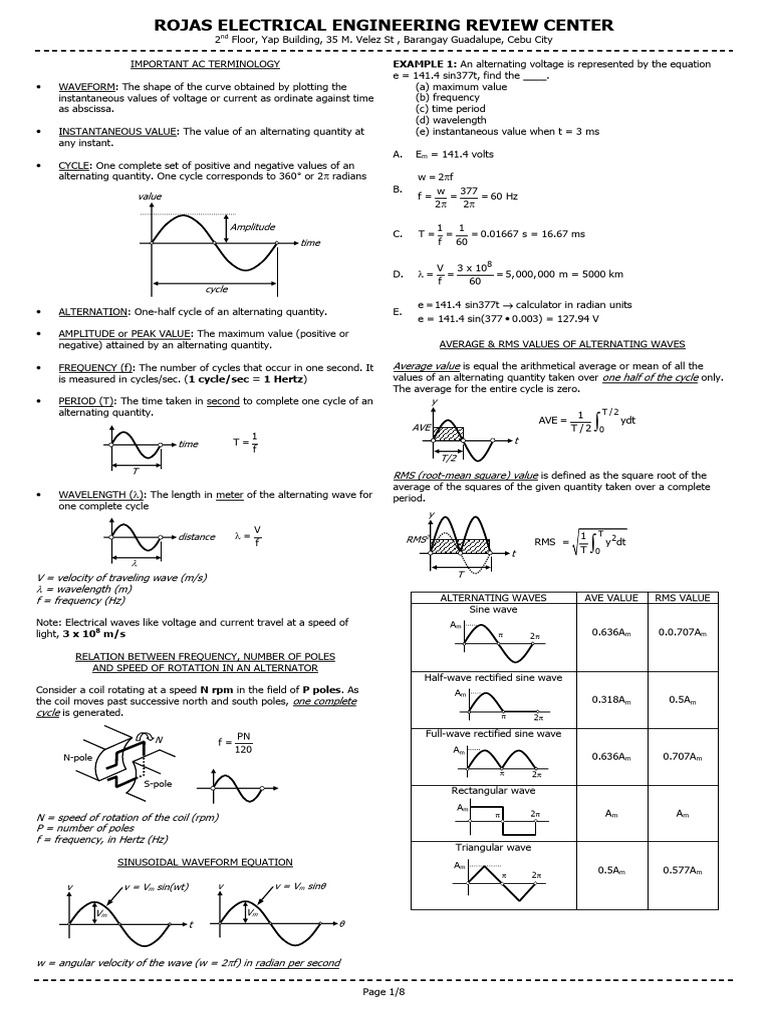 AC Circuits - Report 2 | PDF