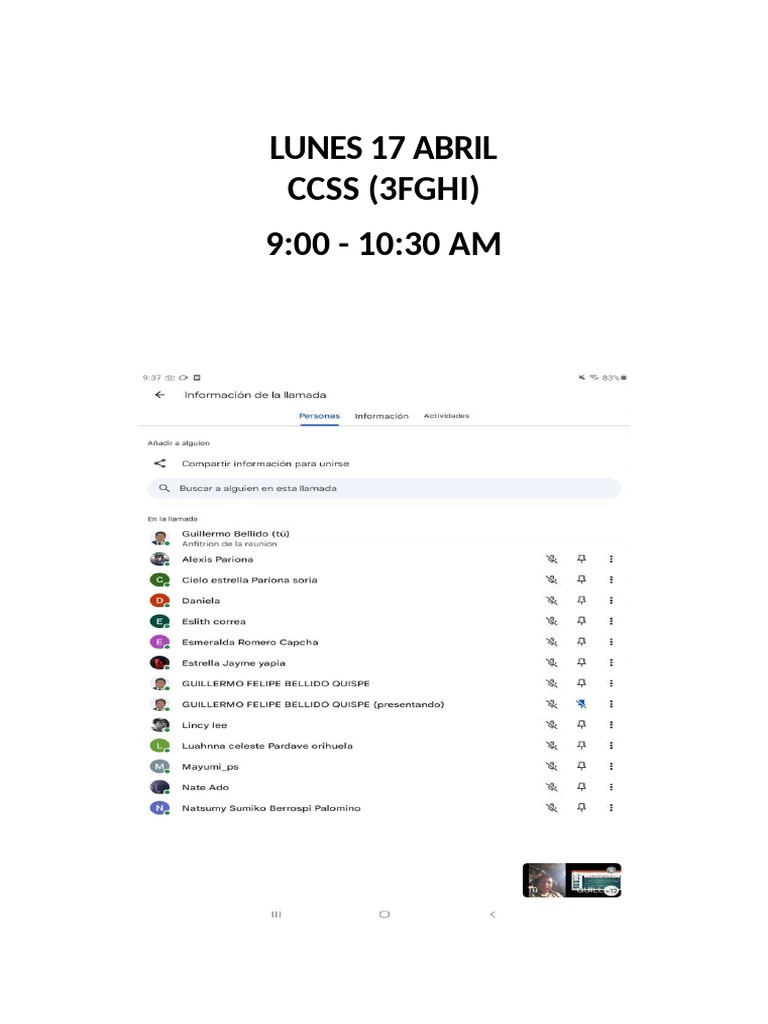 Reforzamiento DPCC - CCSS 17 - 21 Abril | PDF