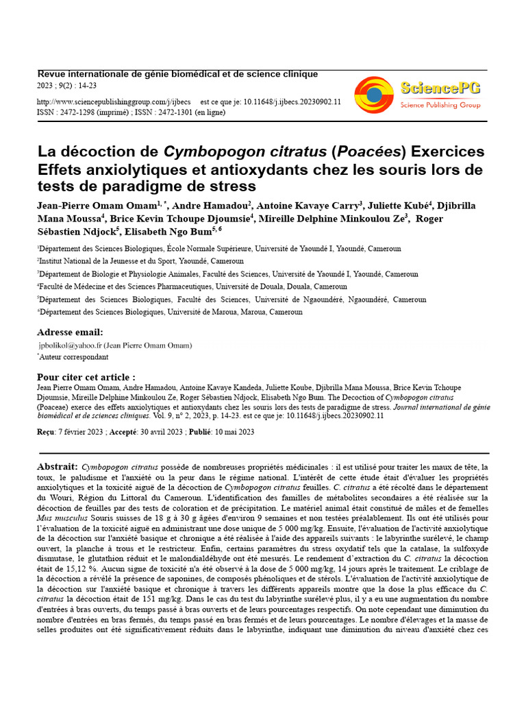 Article Omam Et Hamadou (3) (2023) FR | PDF