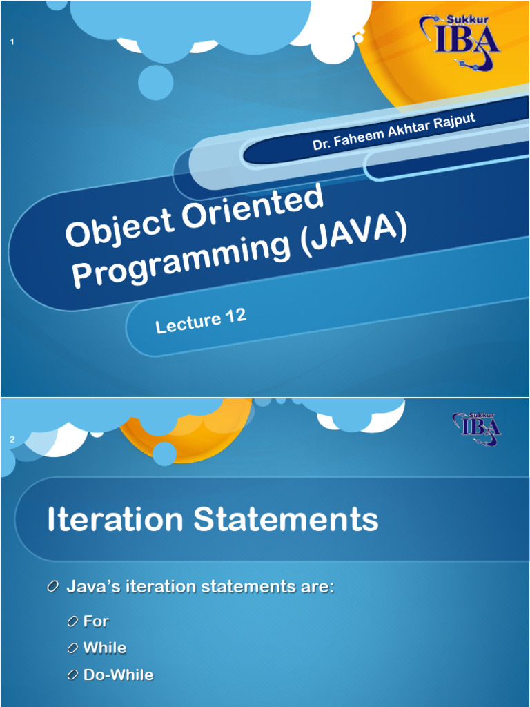 Lecture 12 OOP | PDF